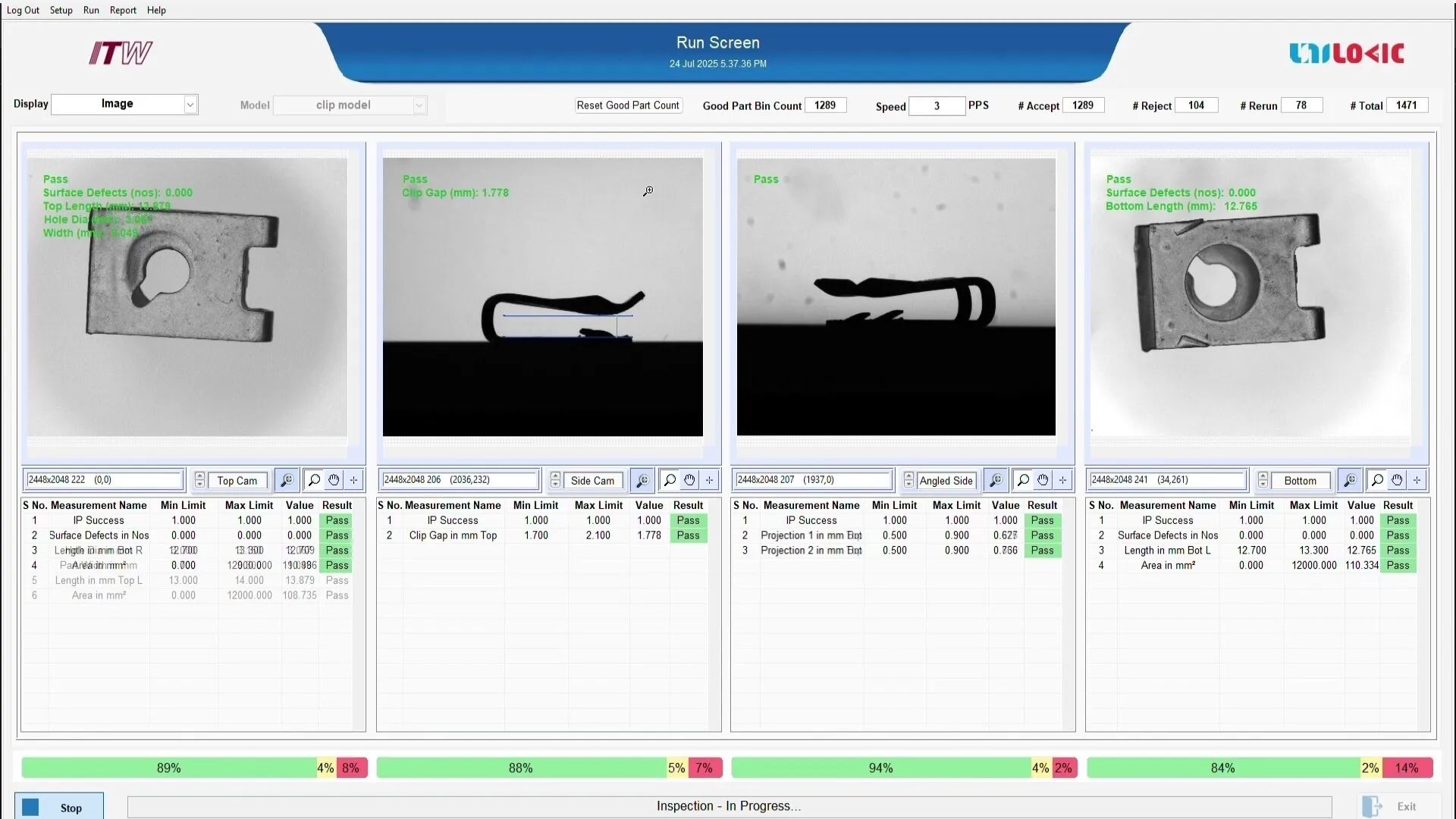Automotive Retainer Clip Inspection System | Machine Vision Case Study